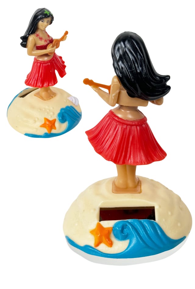 Hula Girl Solar Powered : Dashboard Dancer : Hawaiian Aloha – Pop Top Toys