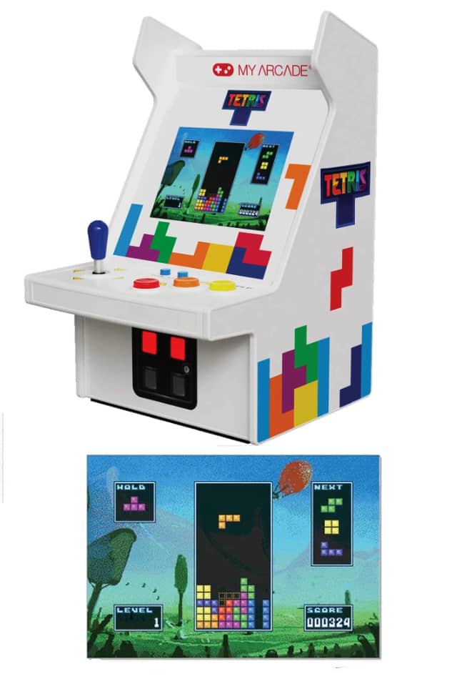 Tetris Mini Arcade Electronic Game Player Pro – Pop Top Toys