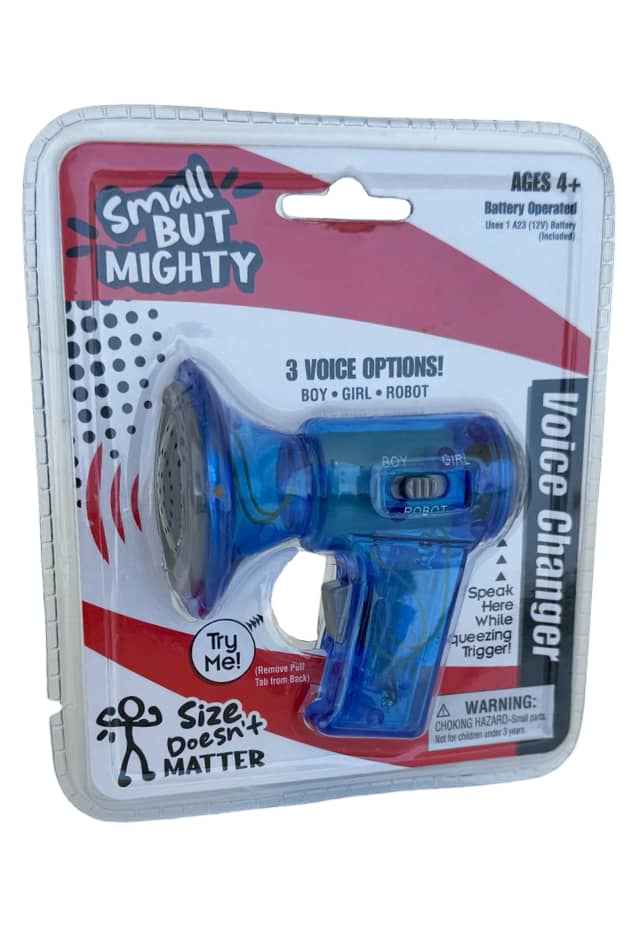 Mini Voice Changer Blue Small But Mighty – Pop Top Toys
