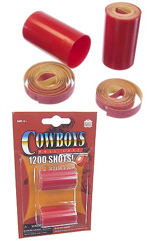 Cowboy Paper Roll Caps Refill : 1200 Shots – Pop Top Toys
