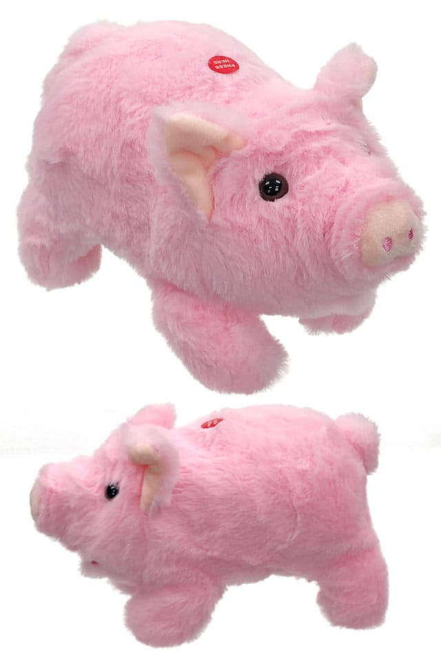 Piglet Animated : Soft Mechanical Pig : Battery Operated : Pudgey Pink ...