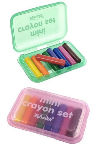 Mini Crayon Set : Portable 8 Colors : Art Case : Creative Party Fun ...