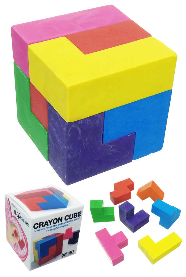 Crayon Cube 3D Block Tetris Puzzle 7 Colors : Creative Party Fun – Pop ...