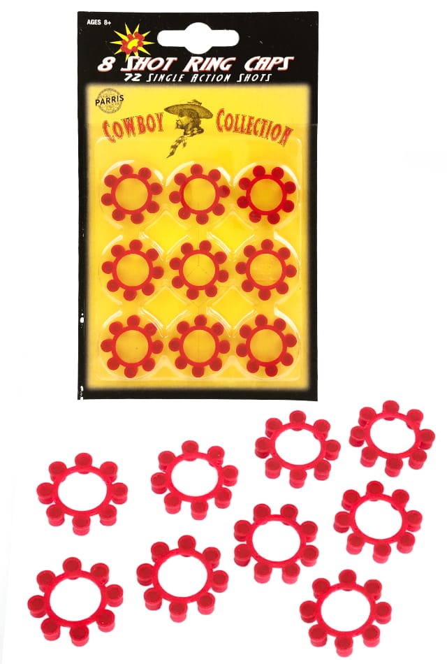 8 Shot Cap Gun Refills : 72 Shots : Toy Guns – Pop Top Toys