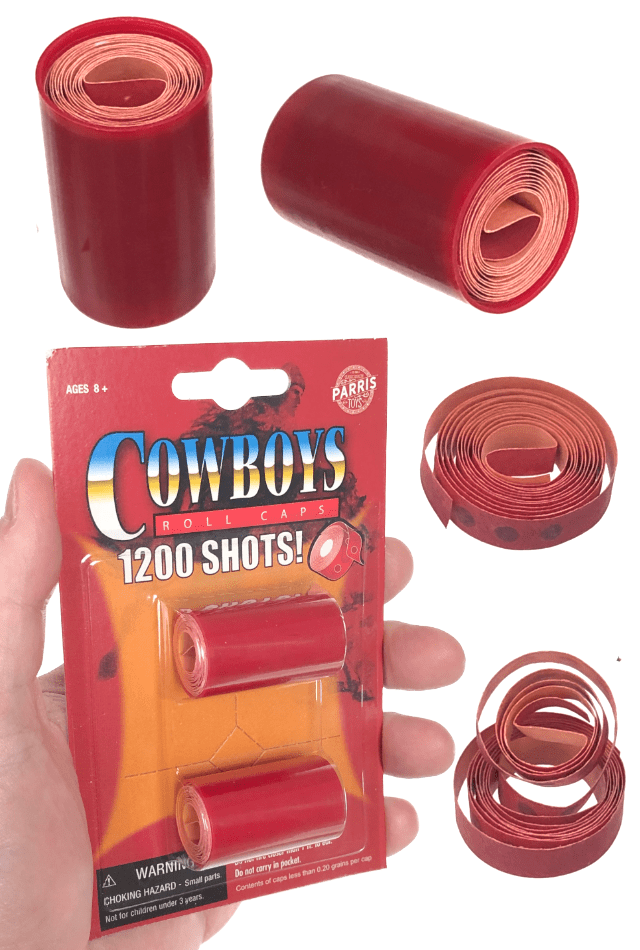 Cowboy Roll Caps Refill : Red Paper Rolls: 1200 Shots | PopTopToys ...