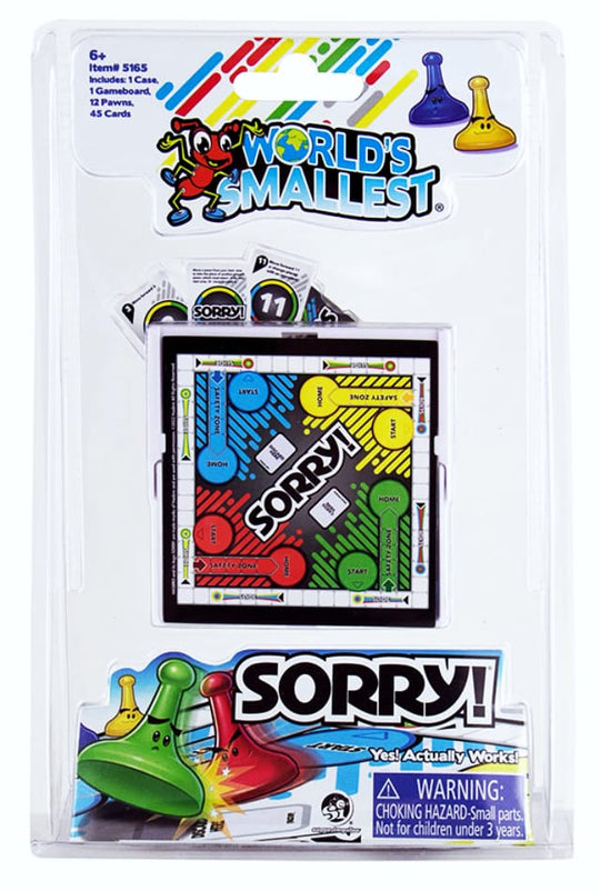 Sorry World's Smallest Classic Game – Pop Top Toys