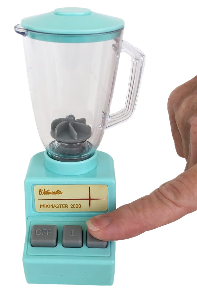 Worlds Smallest Retro Blender : MixMaster 2000 : Tiny Kitchen ...