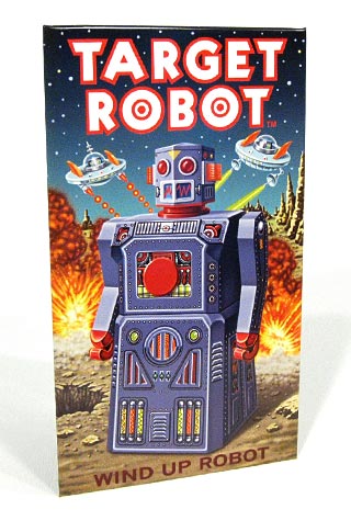 Target Robot Tin Sign : Rare Robot Gang of Five : 1959 Masudaya Gang of ...
