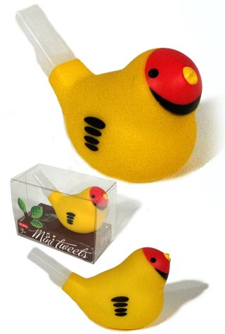 Mini Tweet Bird Whistle : Tweet Yellow Birdie : Classic Plastic Musical ...