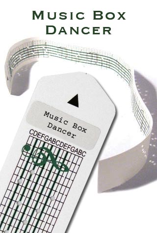 Music Box Dancer : Frank Mills : Music Box Kit Strip : Prepunched Paper ...