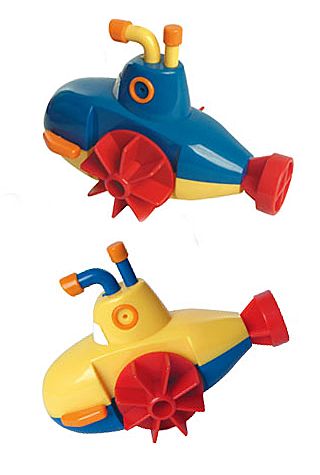 Super Submarine : Water Tub Toy : Plastic Wind Up – Pop Top Toys