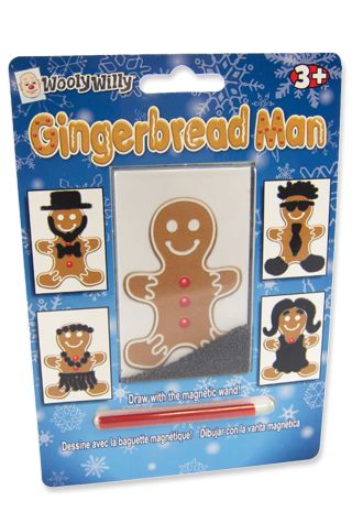 Gingerbread Man : Magic Magnetic Hair : Holiday Christmas Fun : Wooly ...