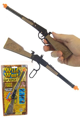 Cap Rifle Mini : Wild West : Metal Lever Action : Classic Toy Western ...