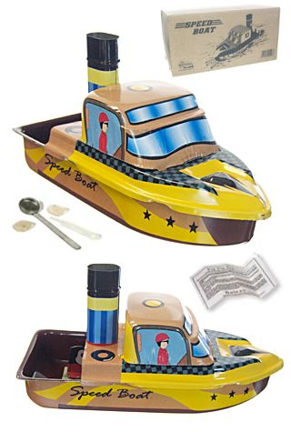 Speed Boat : Steam Boat : Colorful Pop Pop : Steamship : Classic Retro ...